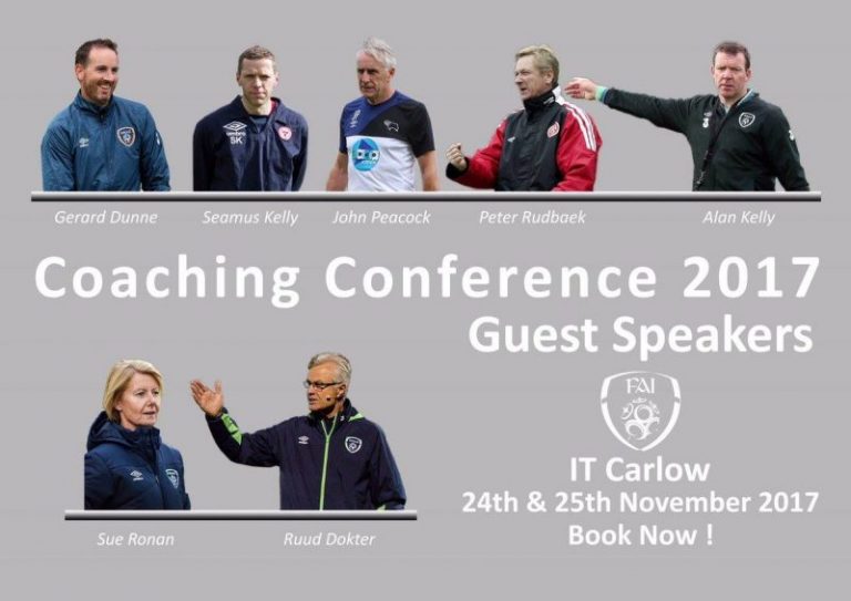 IT Carlow hosting FAI Coaching Conference 2017 later this month